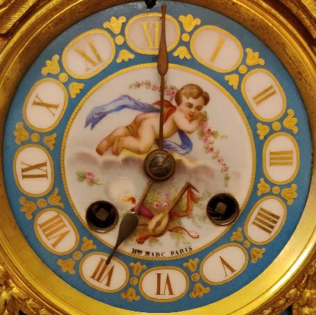 French Gilt Bronze Server style Porcelain Clocks (5) – Peter Harris ...